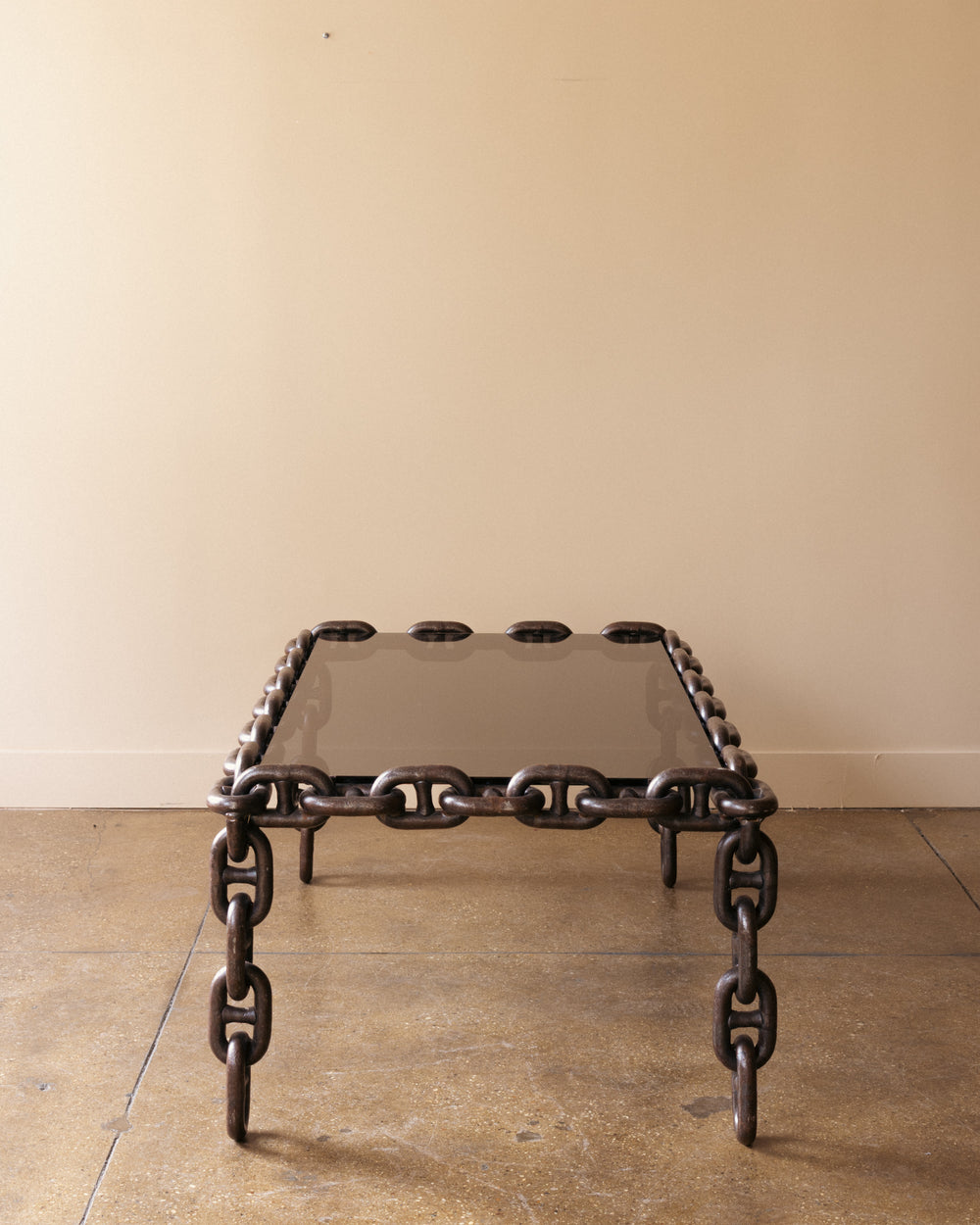 Chain-Link Iron Coffee Table, Belgium 1960s–70s | Gallery Folly